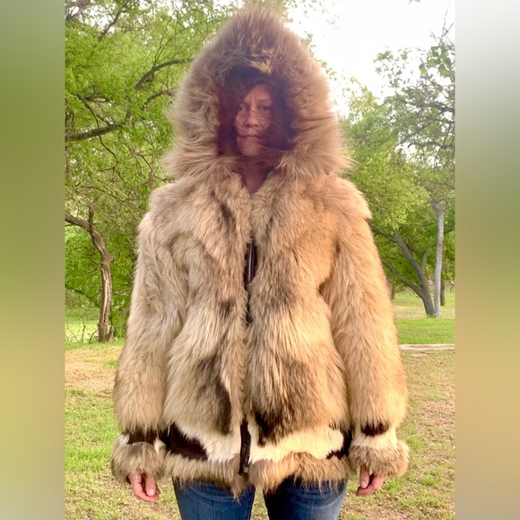 Jackets & Coats | Vintage Wolf Coat | Poshmark